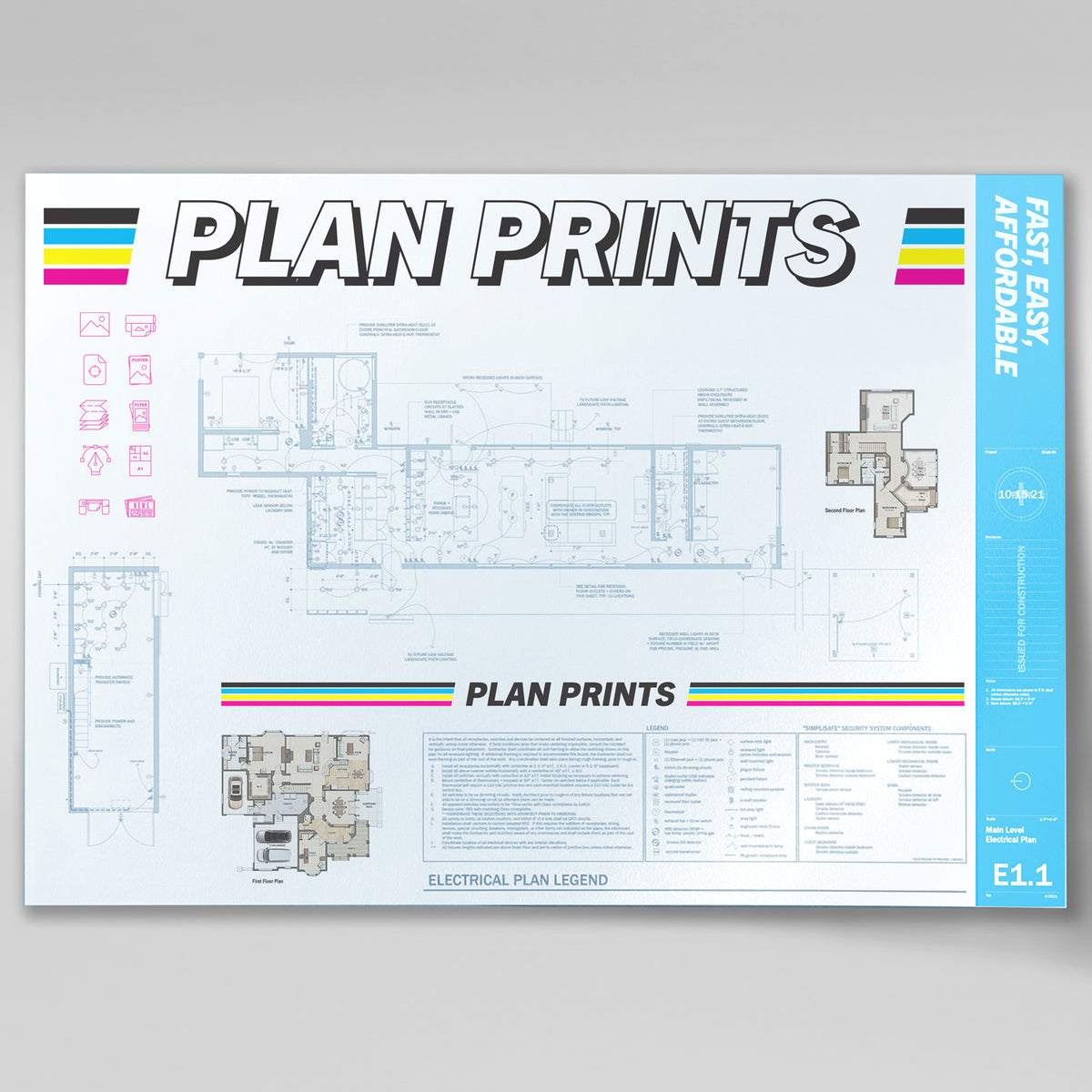 Large Format Plan Prints - A0, A1 & A2 Plan Printing | Print Online ...