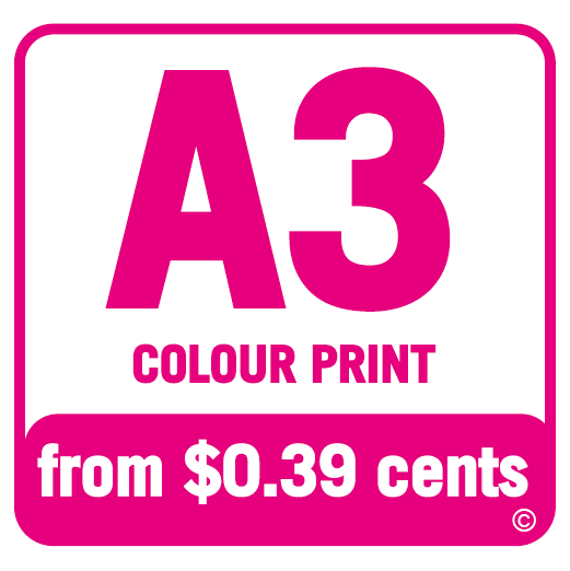 A3 Colour Printing from 39 cents per page | Print Online